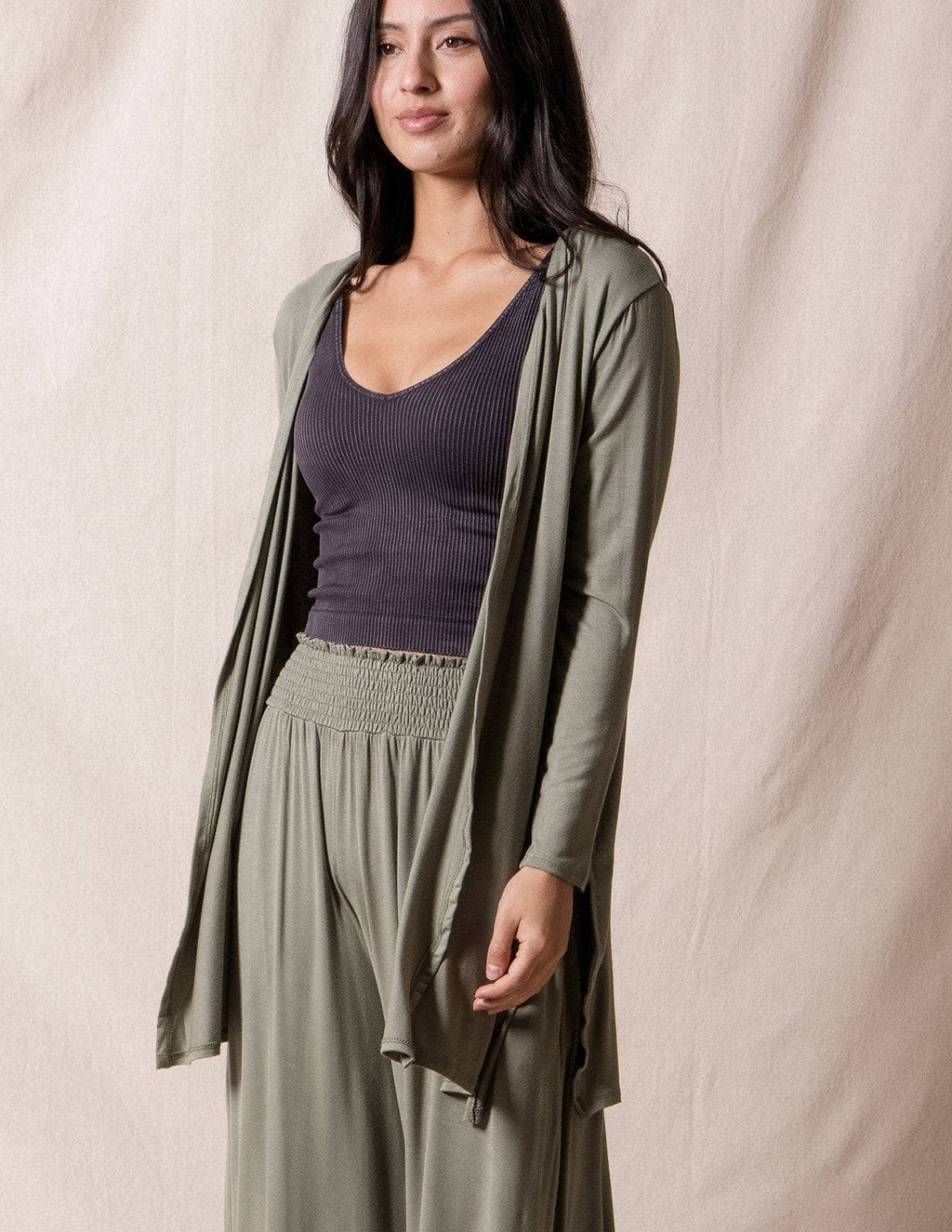 Bamboo Yoga Wrap - Olive — Sivana