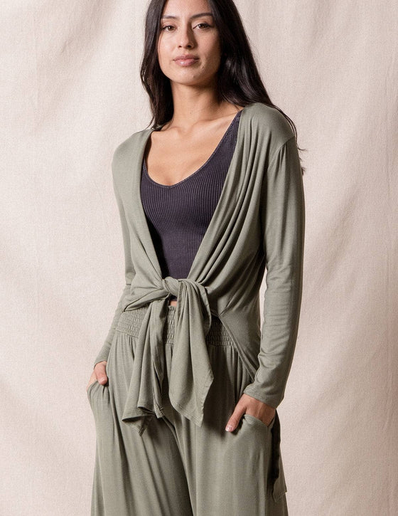 Bamboo Yoga Wrap - Olive — Sivana