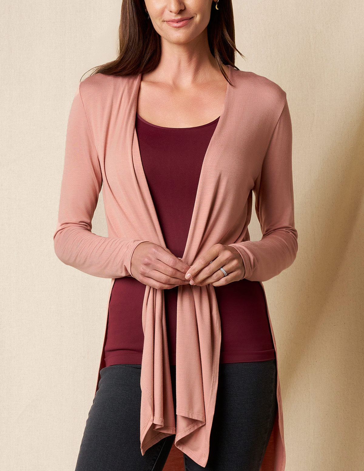 Bamboo Yoga Wrap - Rosewater — Sivana